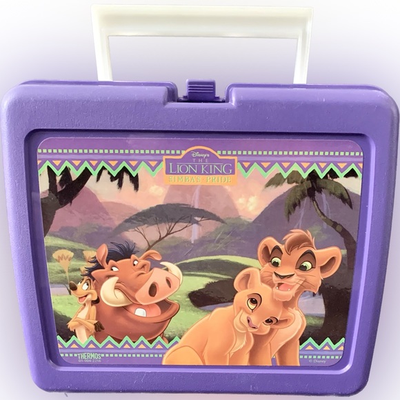 Thermos | Other | The Lion King Simbas Pride Purple Plastic ...